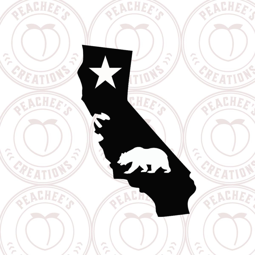 California SVG, California State SVG, California Png, California Map ...