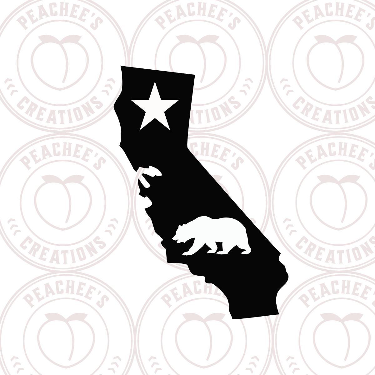 California SVG, California State SVG, California Png, California Map ...