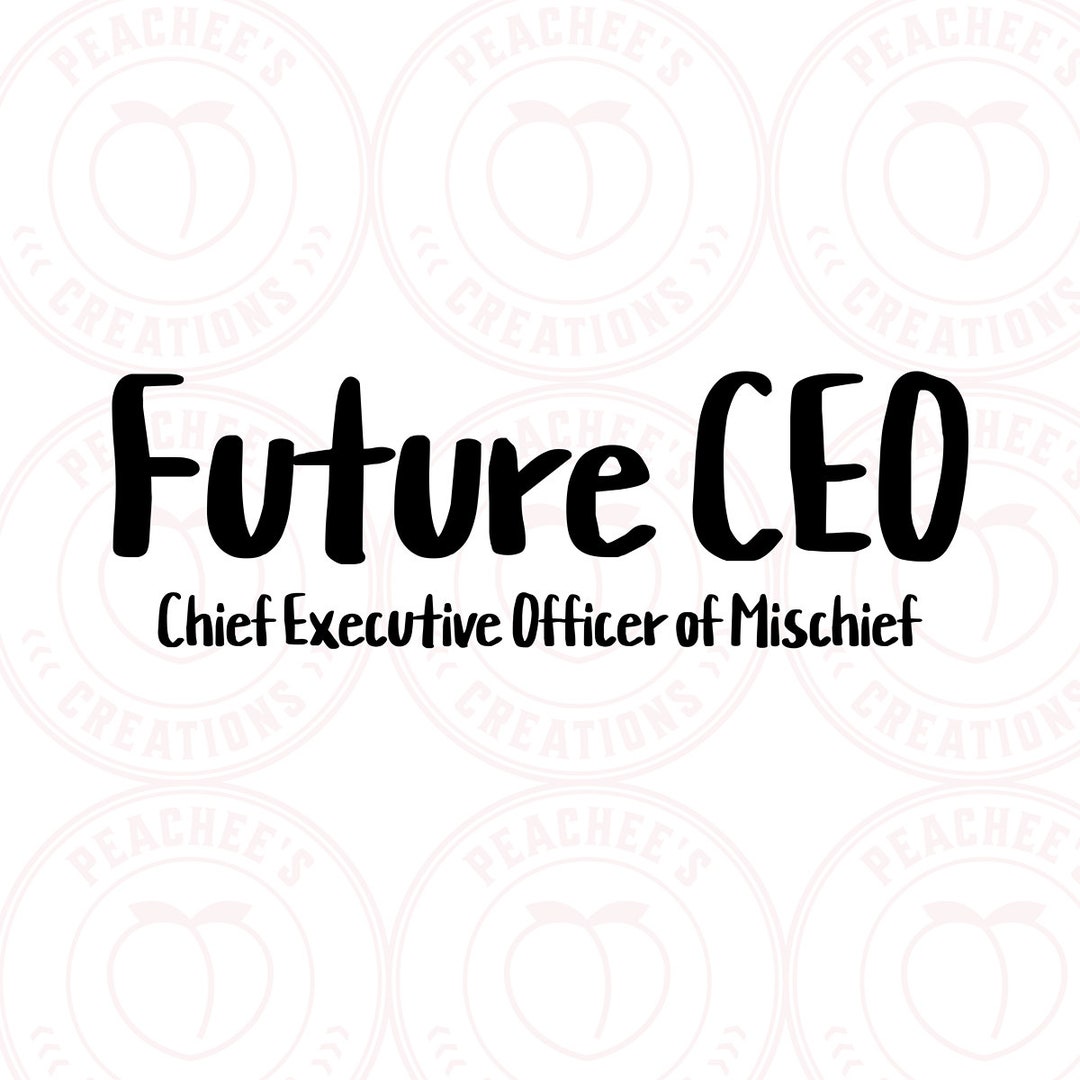 Future CEO of Mischief Cute Kids SVG PNG Digital Download - Etsy