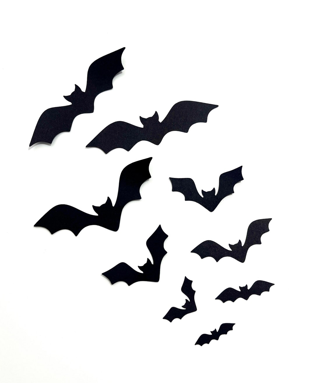 45 Halloween Bats | Spooky Season Decor | Bats Wall Decor | Fun ...