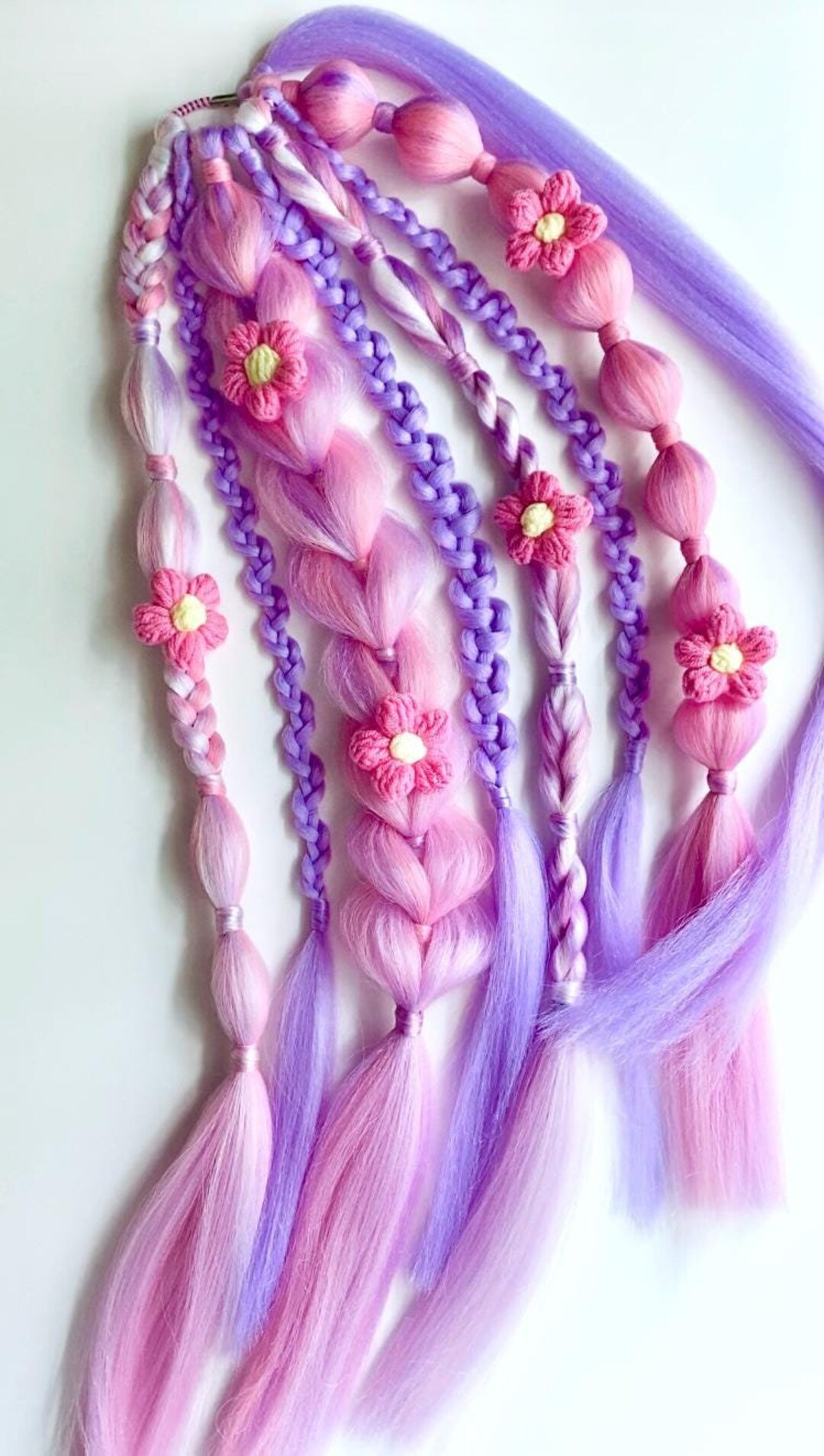 DAISY DIVA Single Reusable Tie-in Festival Rave Braids - Etsy
