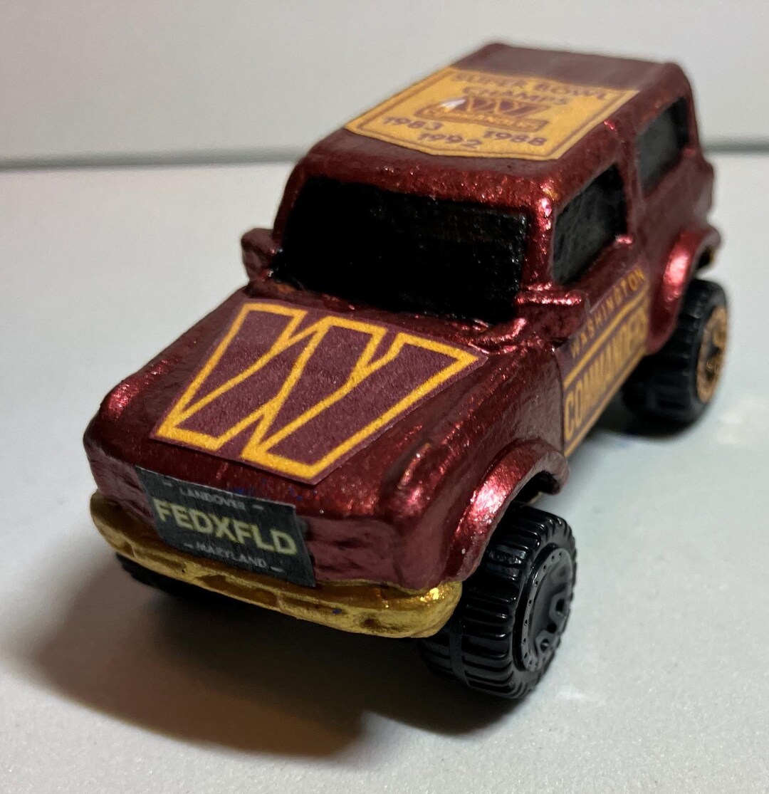 Custom Hot Wheels: Washington Commanders! - Etsy