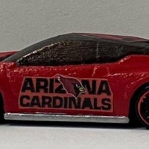 Custom Hot Wheels: Arizona Cardinals! - Etsy