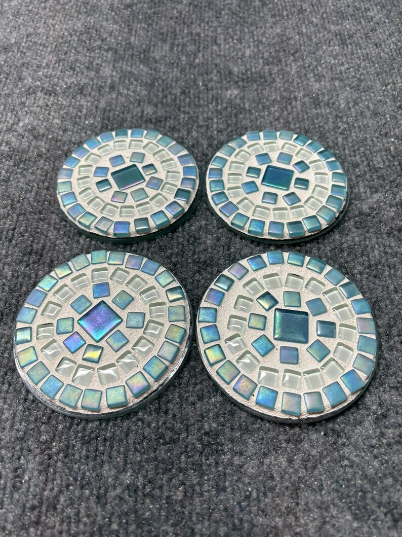 Mosaic Coaster - Etsy