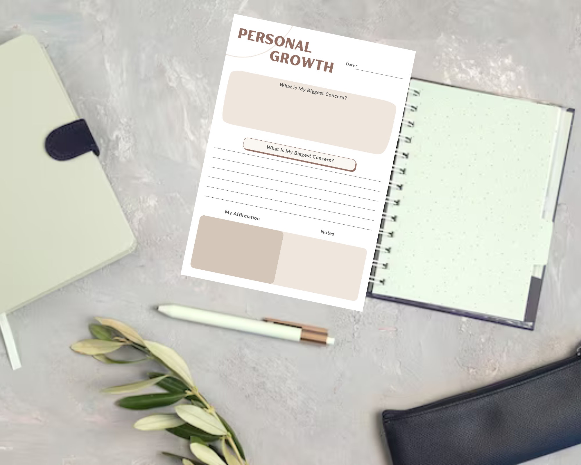 Personal Growth Planner Template, Personal Growth Workbook, Personal ...