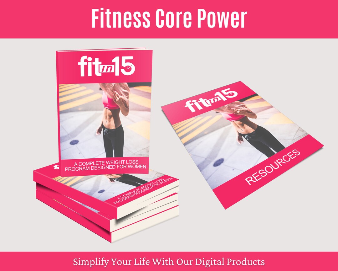 Fitness Ebook, Fitness Core Power Guide, Fitness Tracker, Personal ...