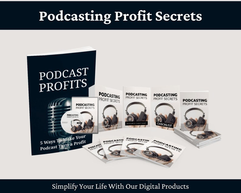 Podcast Media Kit Digital Course, Step by Step Guide to Business ...
