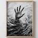 Lord Save Me Charcoal Art Print, Christian Wall Decor (digital Download ...