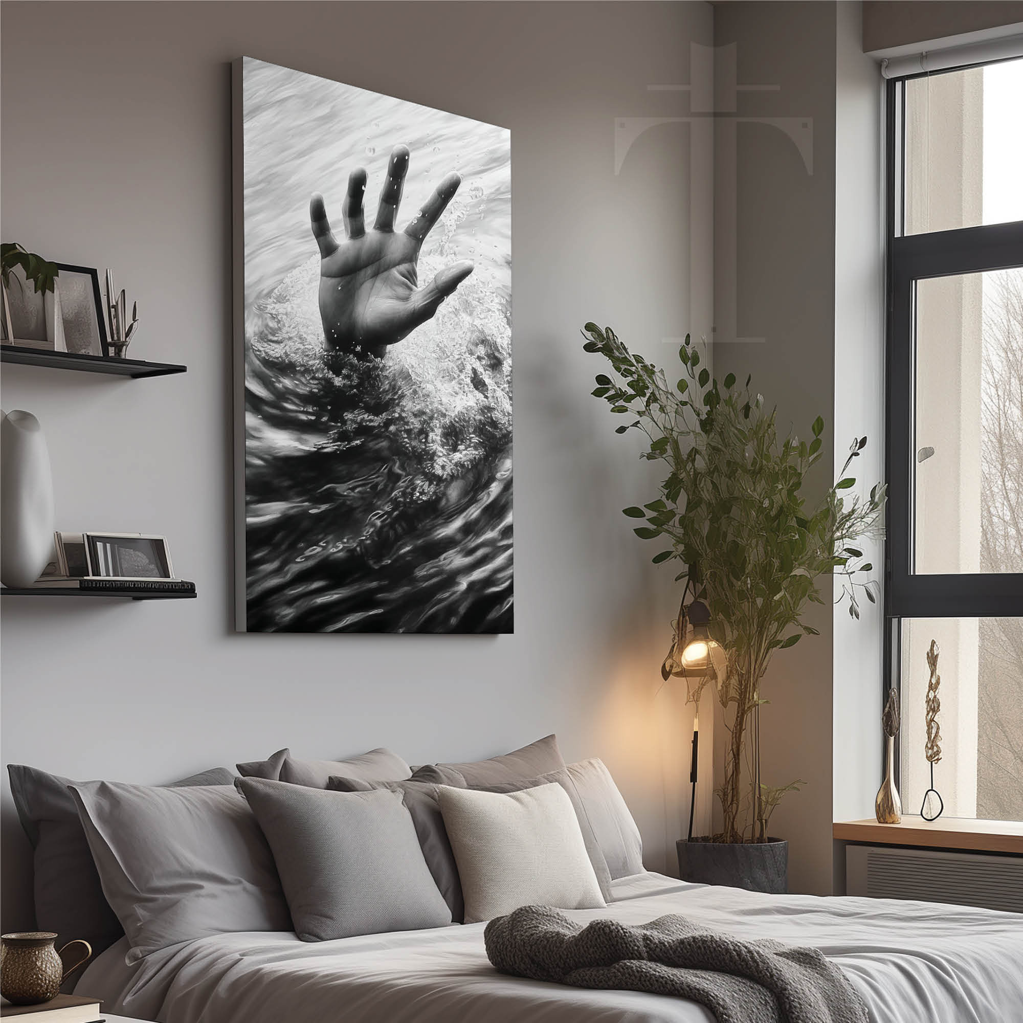Lord, Save Me! | PRINTABLE Digital Download | Charcoal Art Print ...