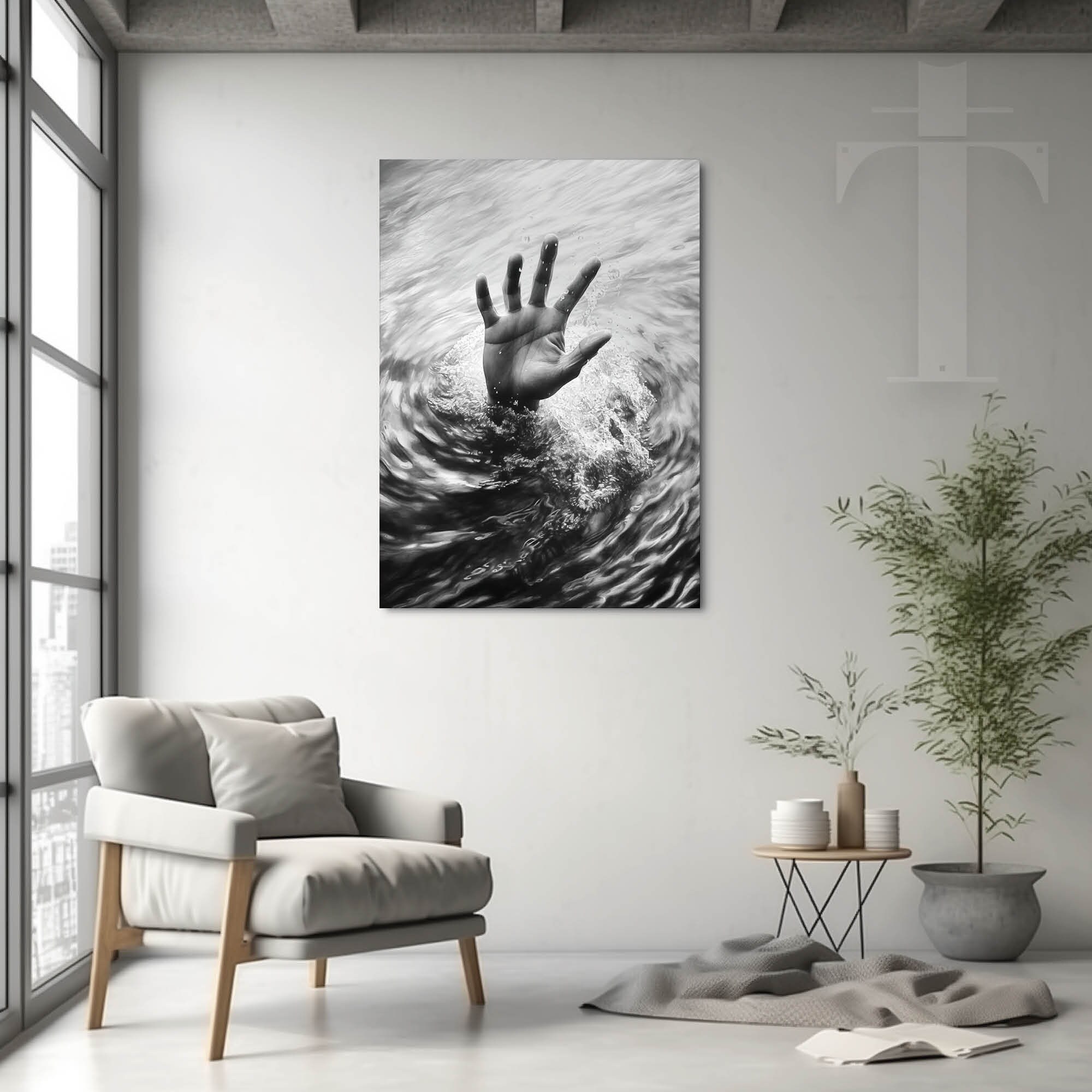 Lord, Save Me PRINTABLE Digital Download Charcoal Art Print Black ...