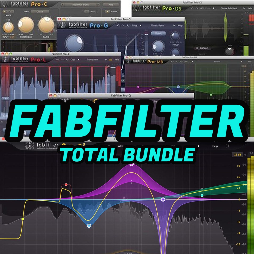 Fabfilter Total Bundle Vst FX Plugin for Windows Only - Etsy