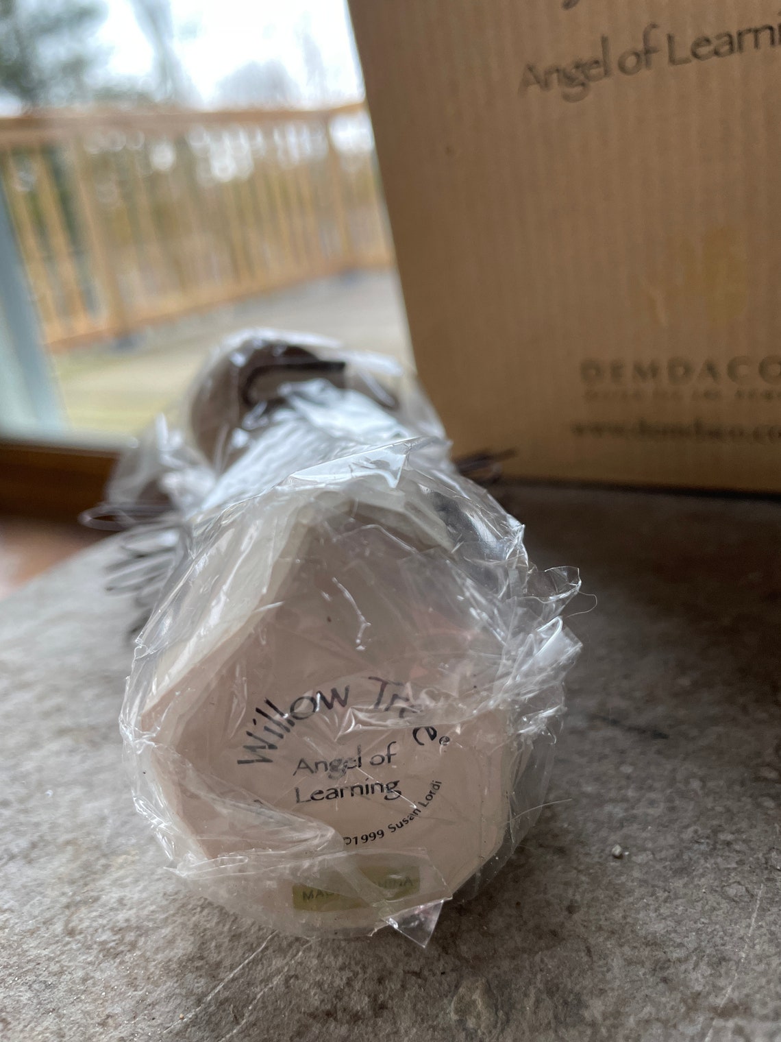 Vintage 1999 Willow Tree Angel of Learning Figurine New in Box NOS. DEMDACO Susan Lordi Woman ...