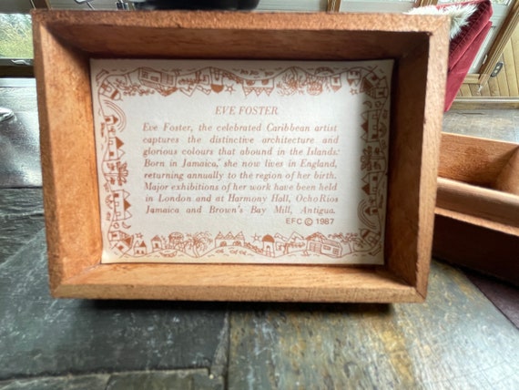 Vintage Eve Foster Jamaica Art Annabella Box Hand Cra… - Gem