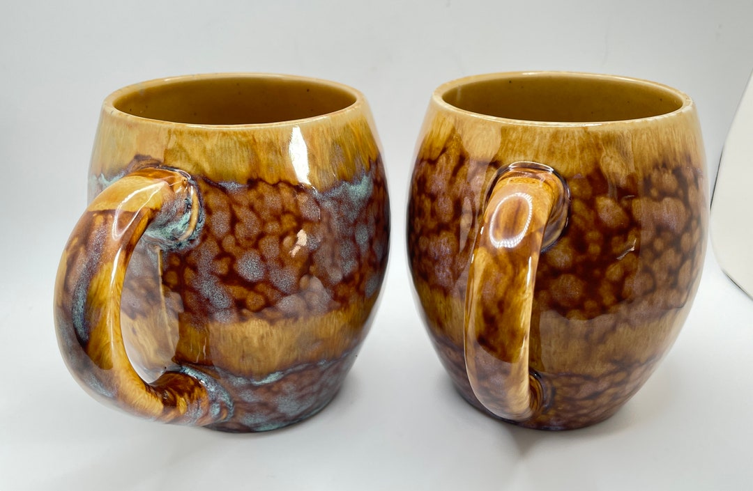 Vintage MCINTOSH POTTERY Mugs Handmade Collectible Coffee Tea Hand ...