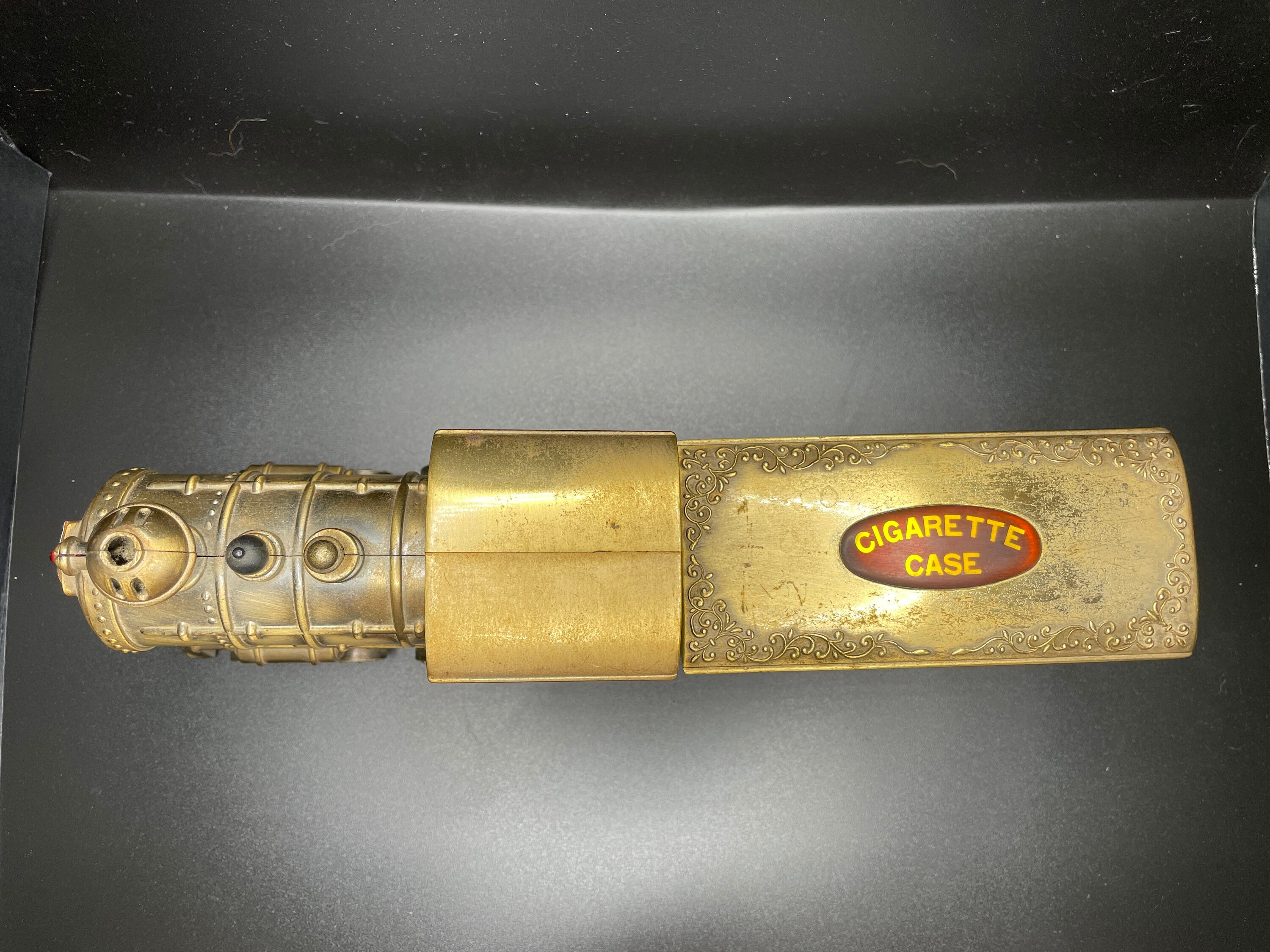 Vintage Old Train Locomotive Table Top Lighter Lights and Sounds ALL ...