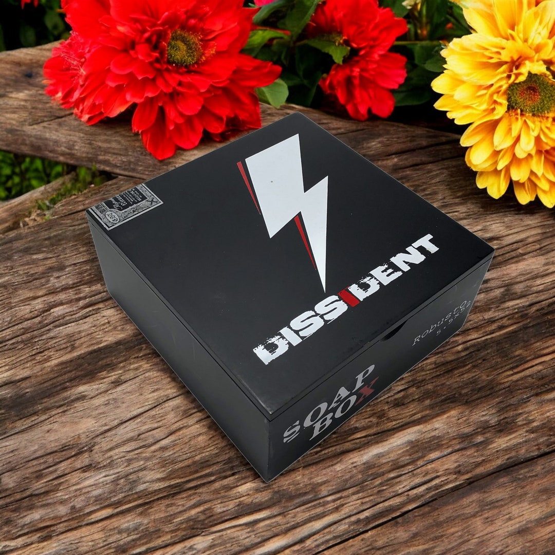 Dissident Soap Box Empty Wooden Cigar Box 6.5x6.5x3 - Etsy