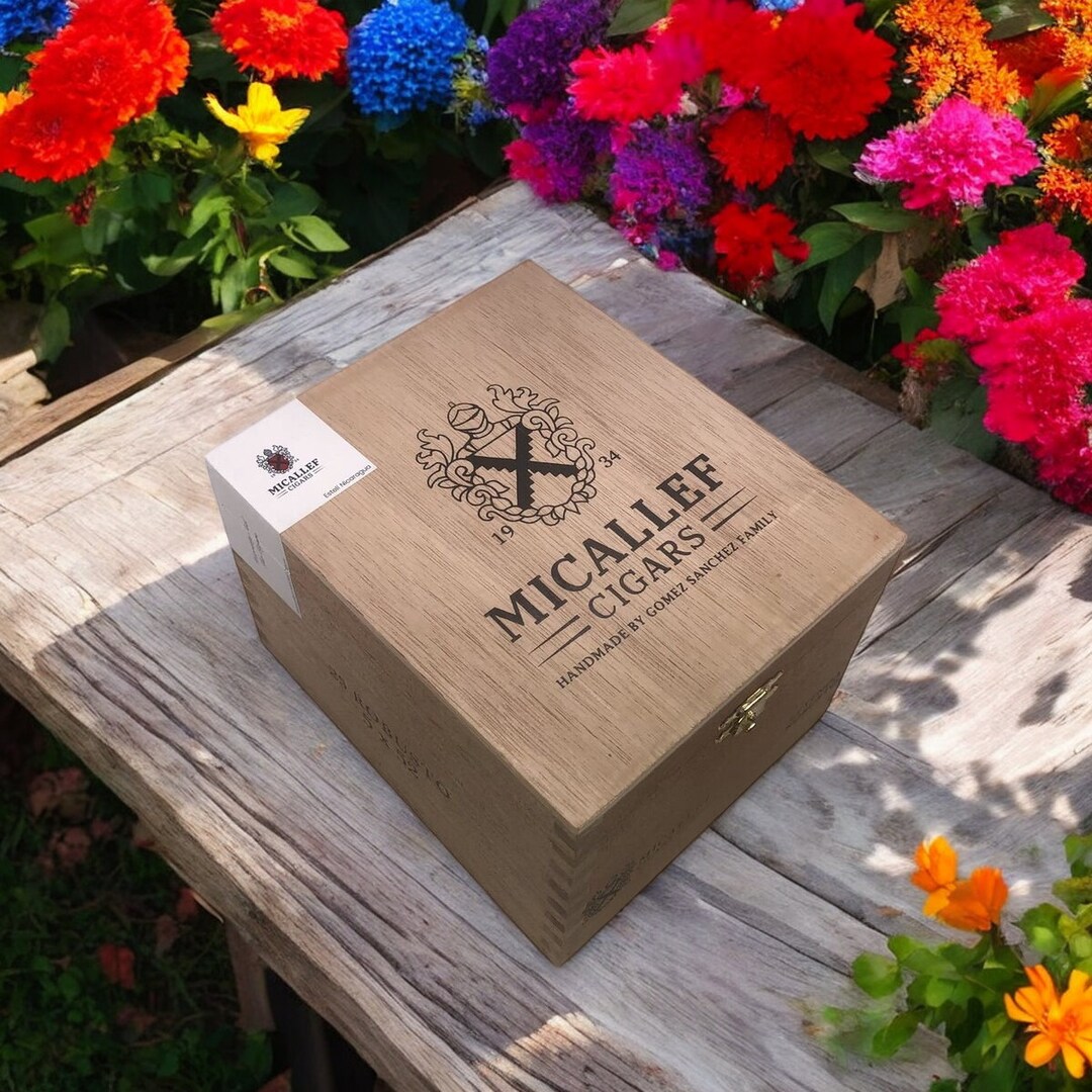 Micallef Leyenda Robusto Wooden Cigar Box 5x6.25x4.25 - Etsy