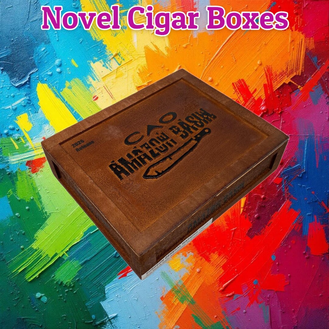 Cao Amazon Basin 2026 Empty Wooden Cigar Box 8.75x7x2.25 - Etsy