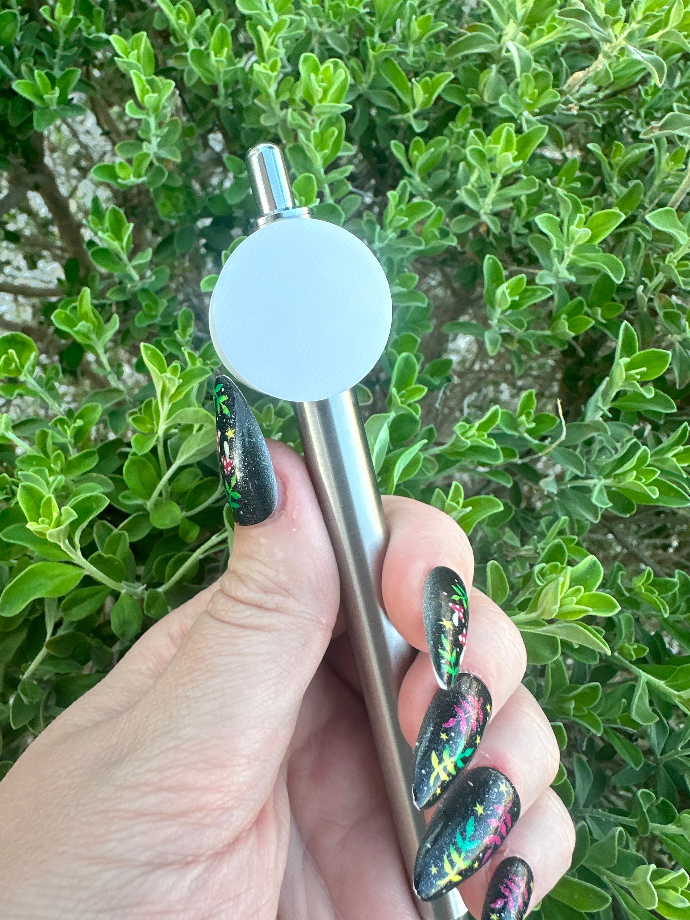 3D Printed Circle Pen Topper for Customizing Pens (DFR, Inkjoy, and ...