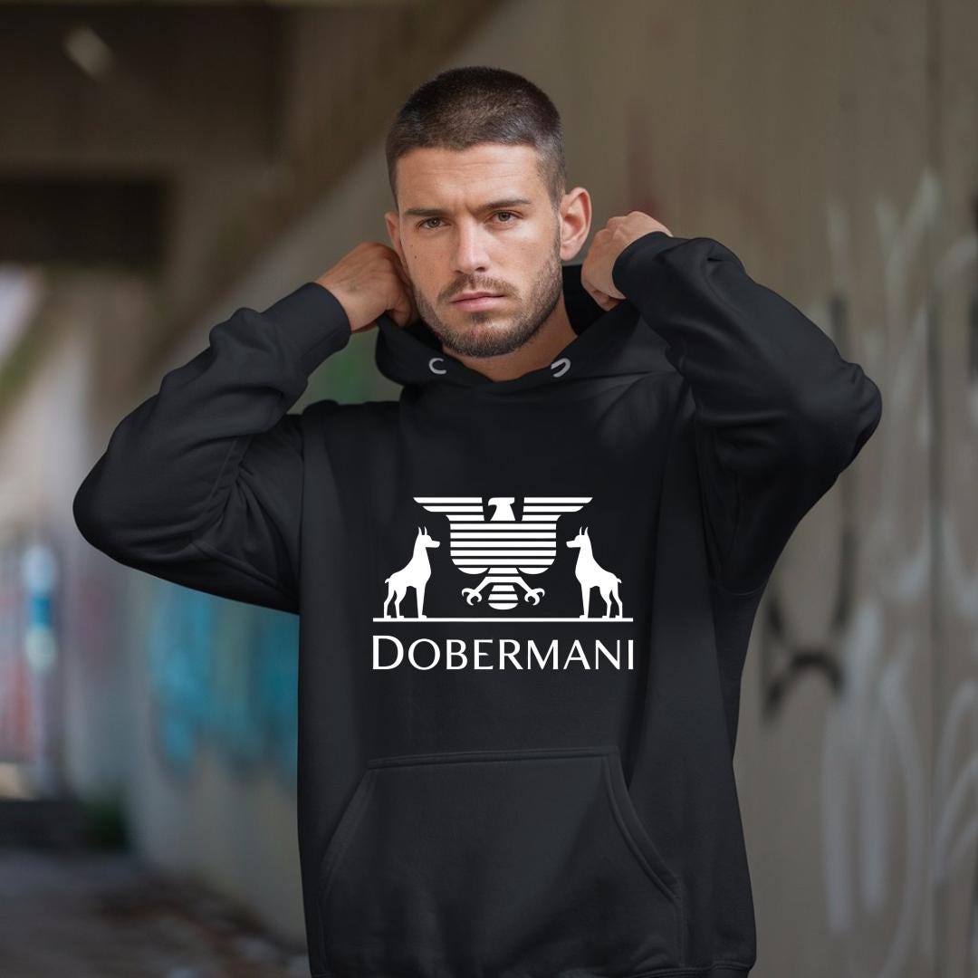 Doberman Pride Hoodie, Dog Lover Sweatshirt, Unisex Pet Apparel, Animal ...