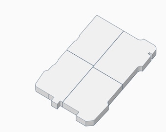 Custom STL File: Milwaukee Packout Low-profile Organizer for Tekton 3/8 ...