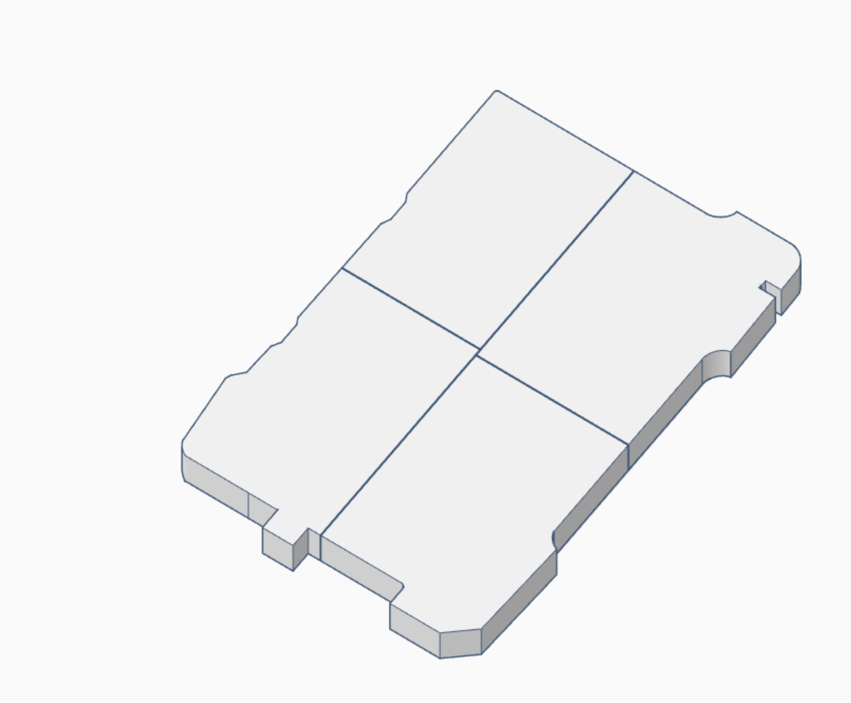 Custom STL File: Milwaukee Packout Low-profile Organizer Insert RH - Etsy