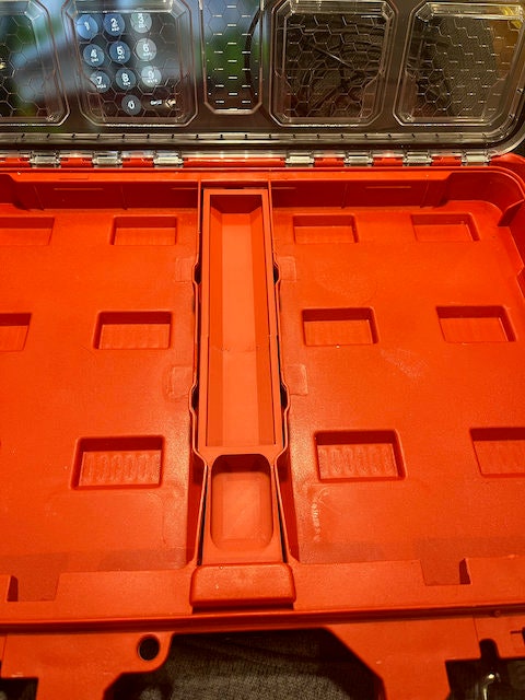 Custom STL File: Milwaukee Packout Low-profile Organizer Center Blank ...