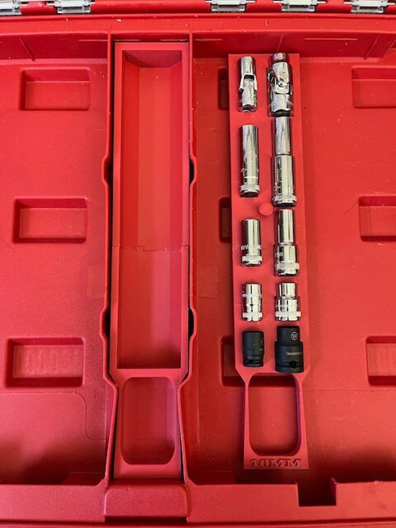 Custom STL File: Milwaukee Packout Low-profile Organizer Center Section ...