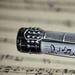 Musical Instruments Pen (piano, Drums, Guitar Represented) With an ...