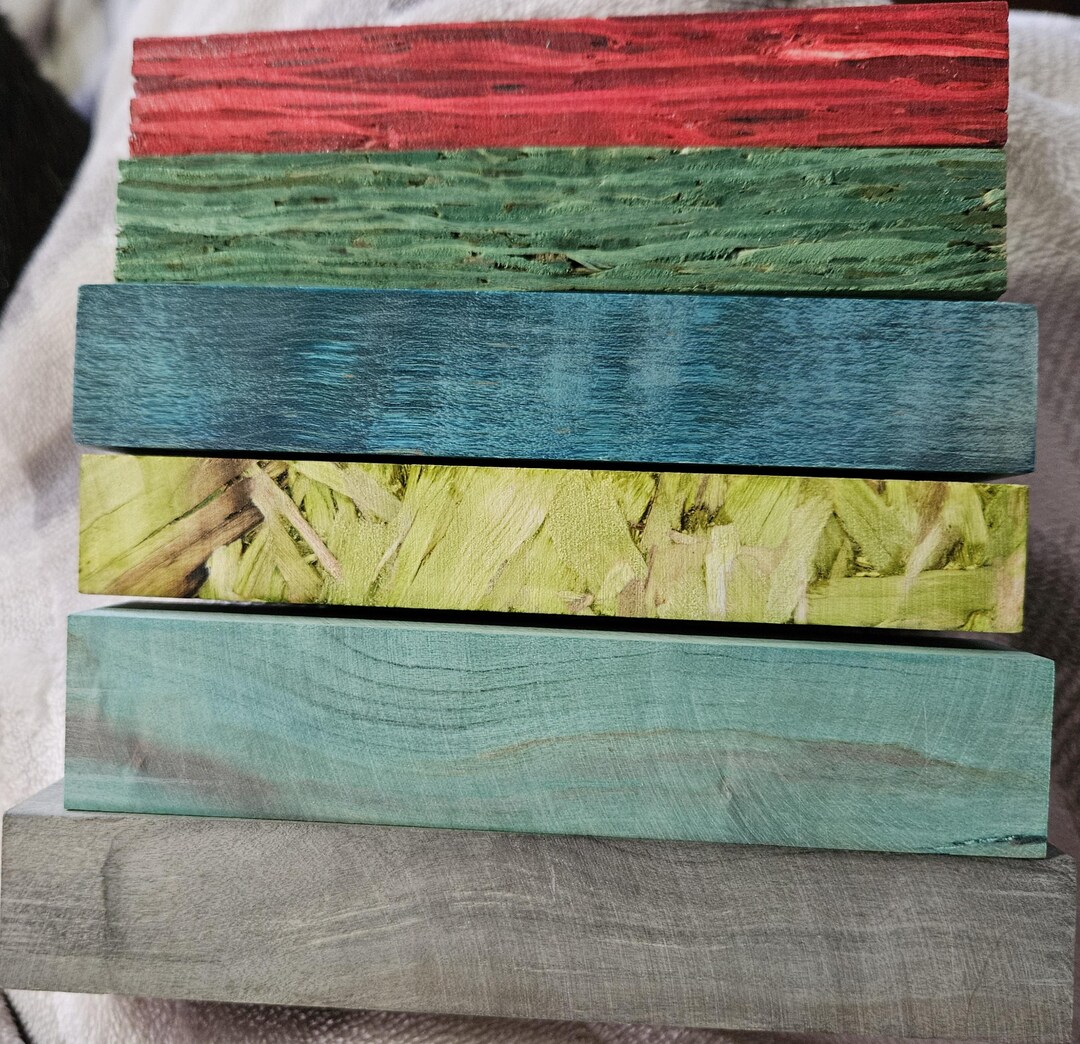 Wooden Pen Blanks | Laminated Strand Lumber (LSL) | Dyed & Stableized ...