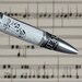 Musical Instruments Pen (piano, Drums, Guitar Represented) With an ...