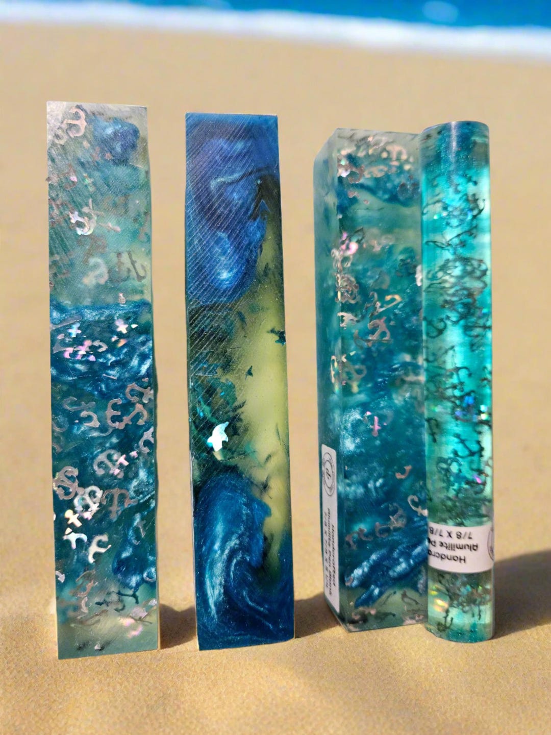 Nautical Resin Pen Blanks: Ocean Theme Set of 4 - Etsy