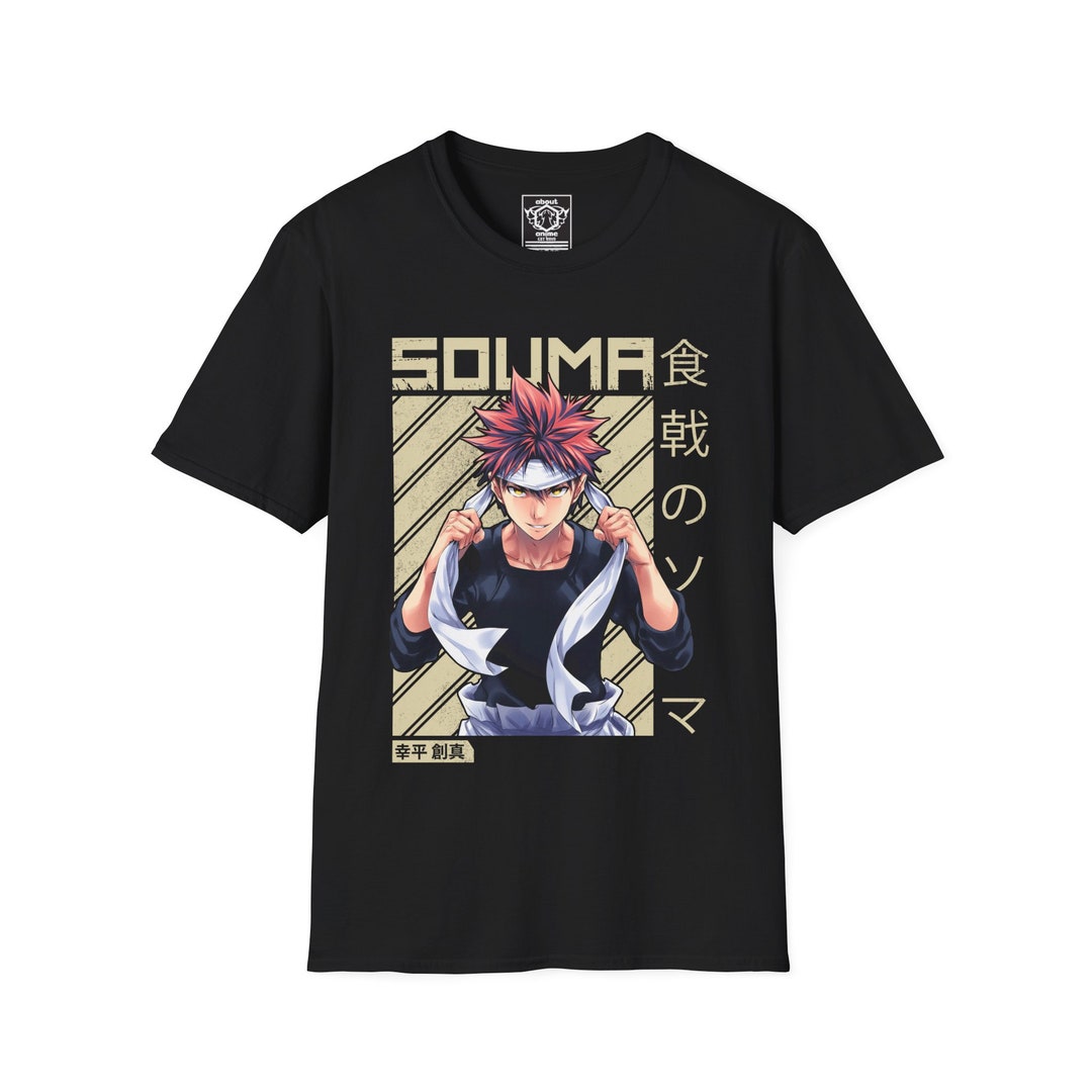Food Wars Shokugeki No Soma T-shirt Kawai Anime - Etsy