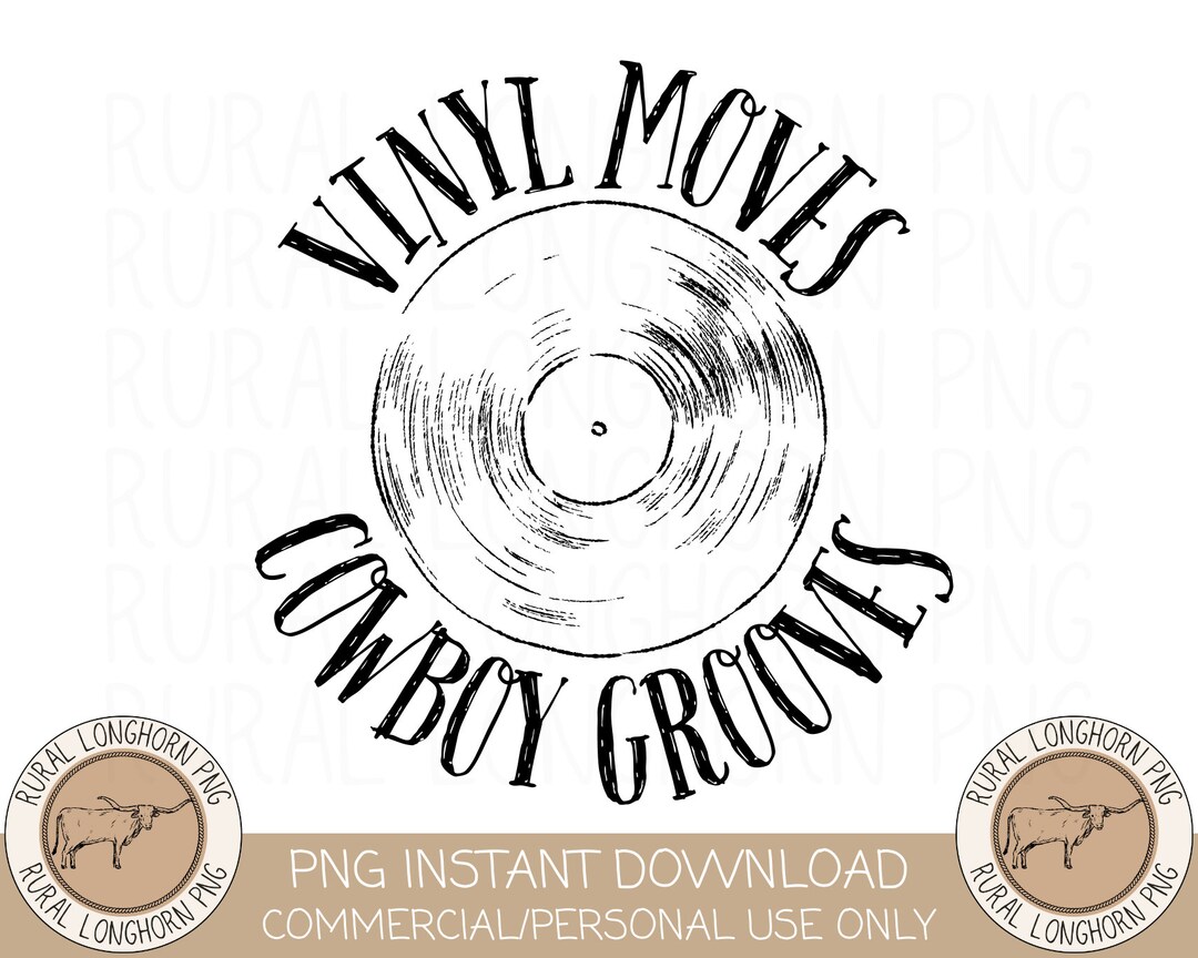 Vinyl Moves, Cowboy Grooves PNG | Cowboy Dancing PNG | Western Cowboy ...