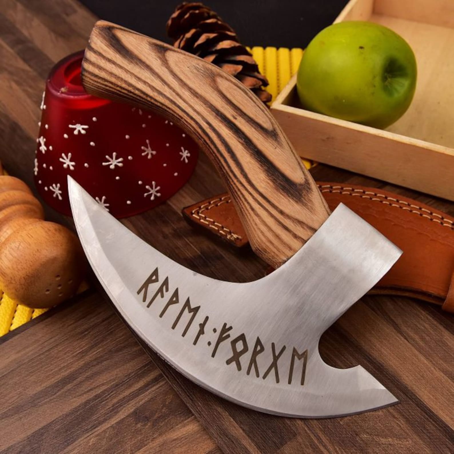 Viking Pizza Cutter Axe, Handcrafted & Custom Forged, Bestman Gift ...