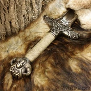 Custom Handmade Albion Conan the Barbarian Father Sword, Hand Forged ...
