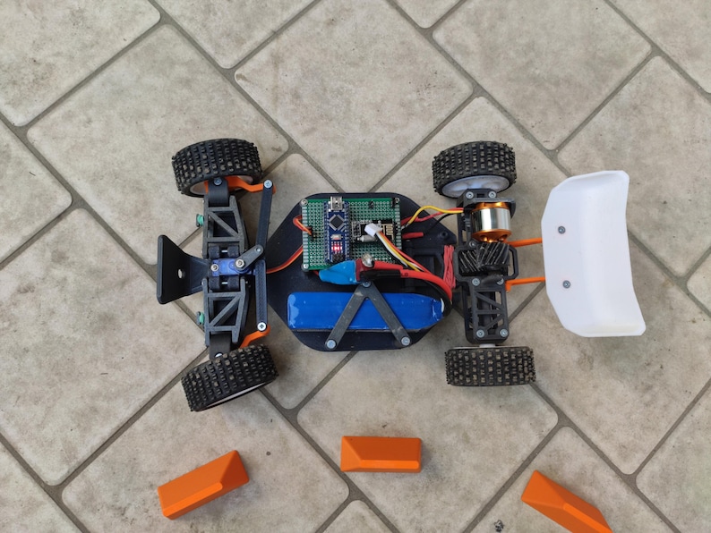 DIY Arduino RC Car Kit - 3D Model Instructions & Parts List - Etsy