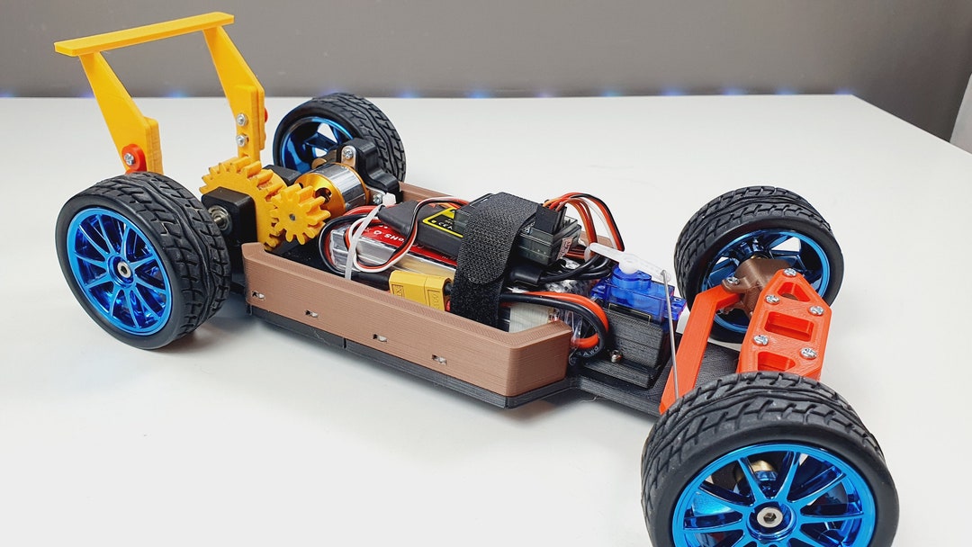 DIY 3D Printed RC Car Kit - Educational Fun for Kids! - Etsy