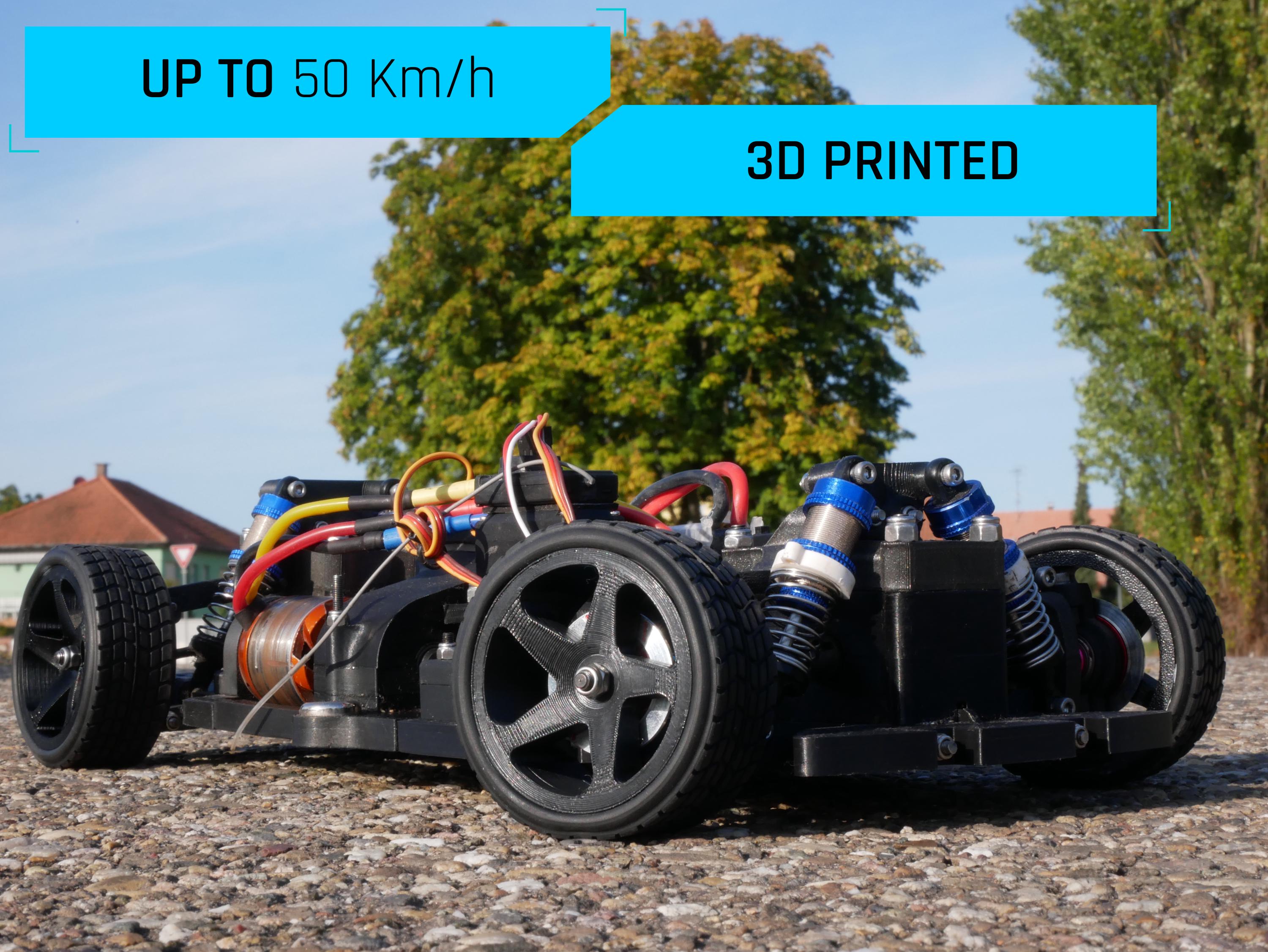 DIY 3D Printed RC Car Kit - Educational Fun for Kids - Etsy