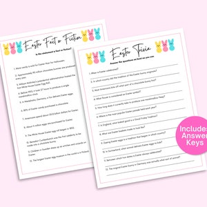 Easter Games Printable Bundle | Easter Party Activities for Kids and ...