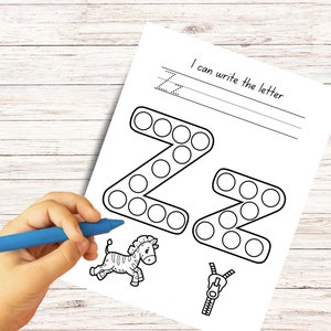 A-Z Alphabet Dot Marker Printable Worksheets | Dot Marker Activities ...