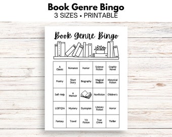 Romance Trope Book Bingo Printable Tracker | Reading Challenge Journal ...