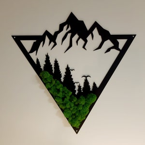 Premium Natural Moss Wall Art | Home Decoration | Eco-friendly Living ...