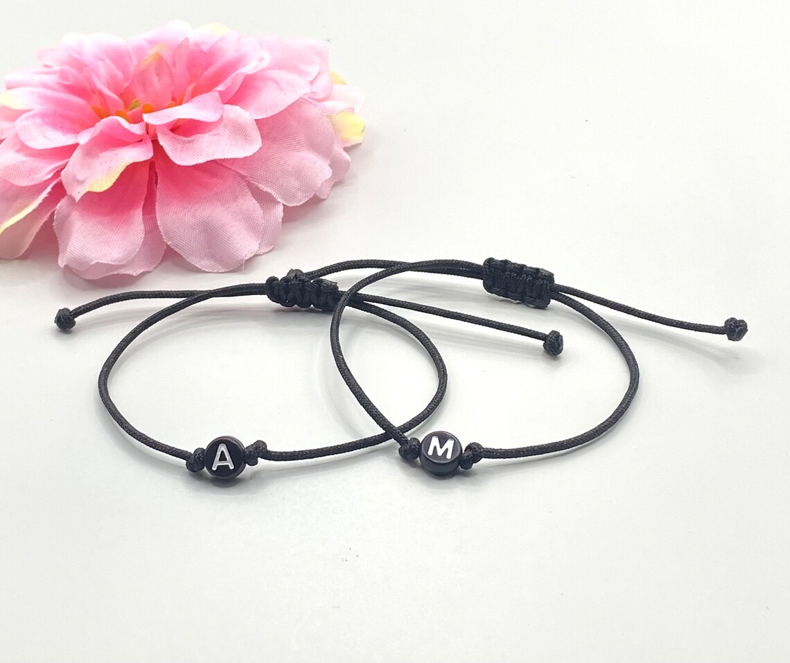 Pinky Promise Bracelets - Couples Bracelets - Pinky Promise Gift - His ...