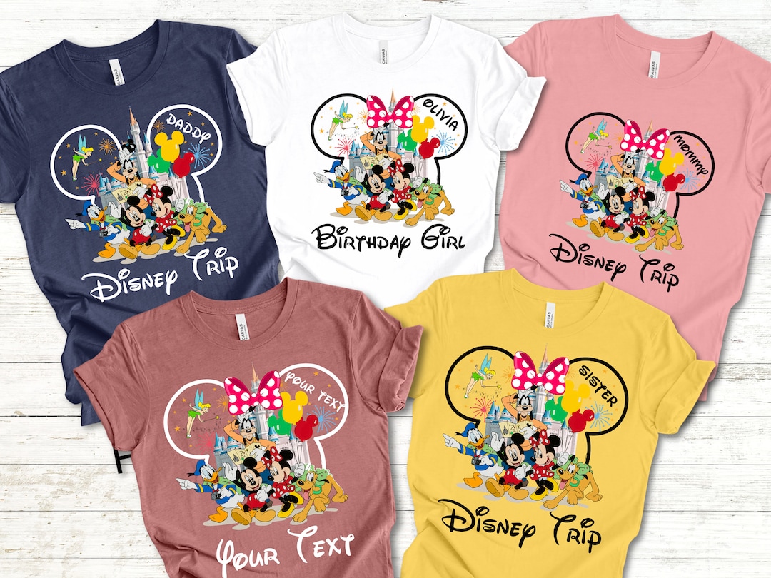 Custom Disney Magic Kingdom Family Shirts, Disney Matching Family ...