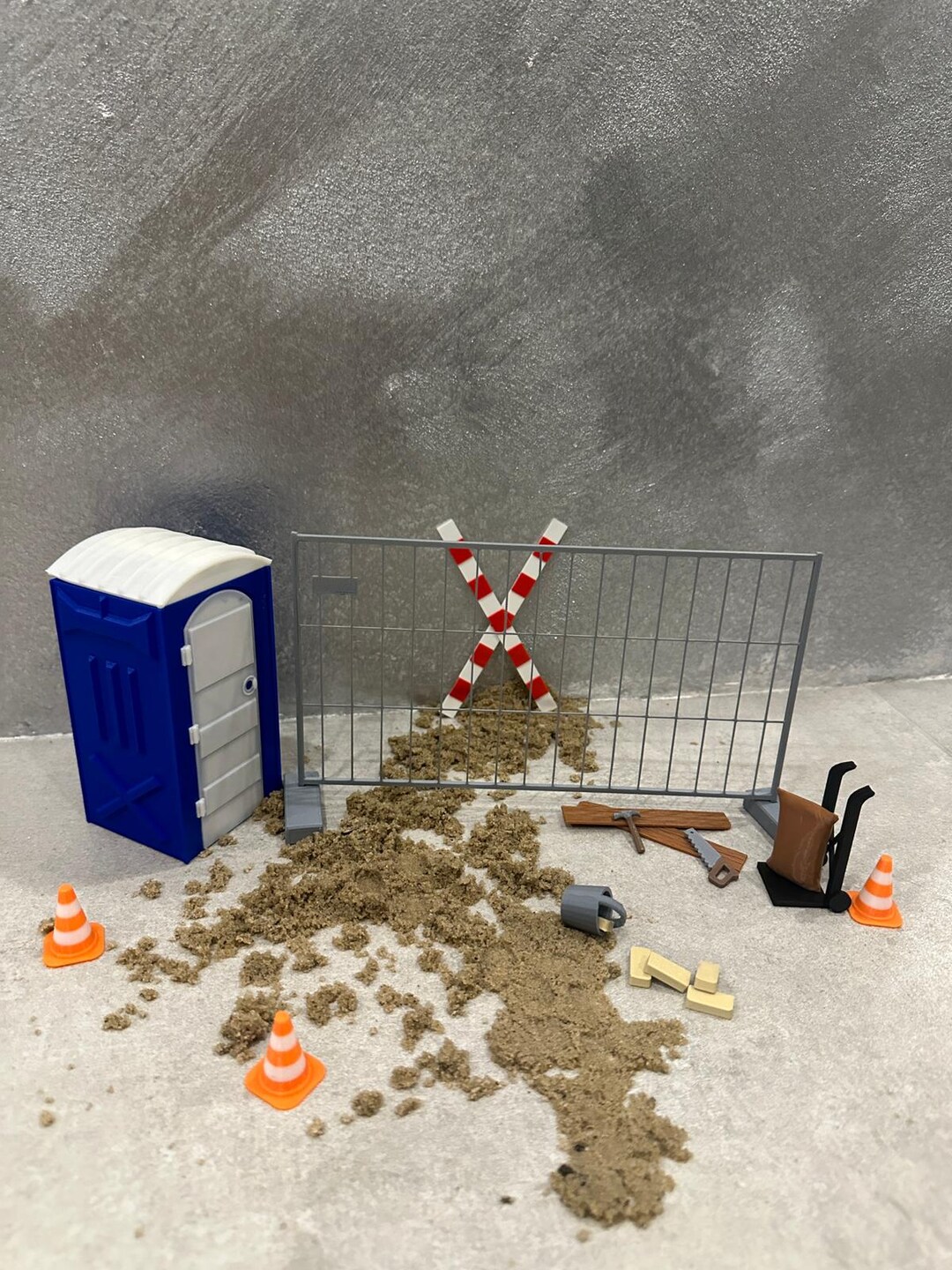 Gnome Set 19 Pieces, Gnome Construction Site Set, Colors Customizable ...