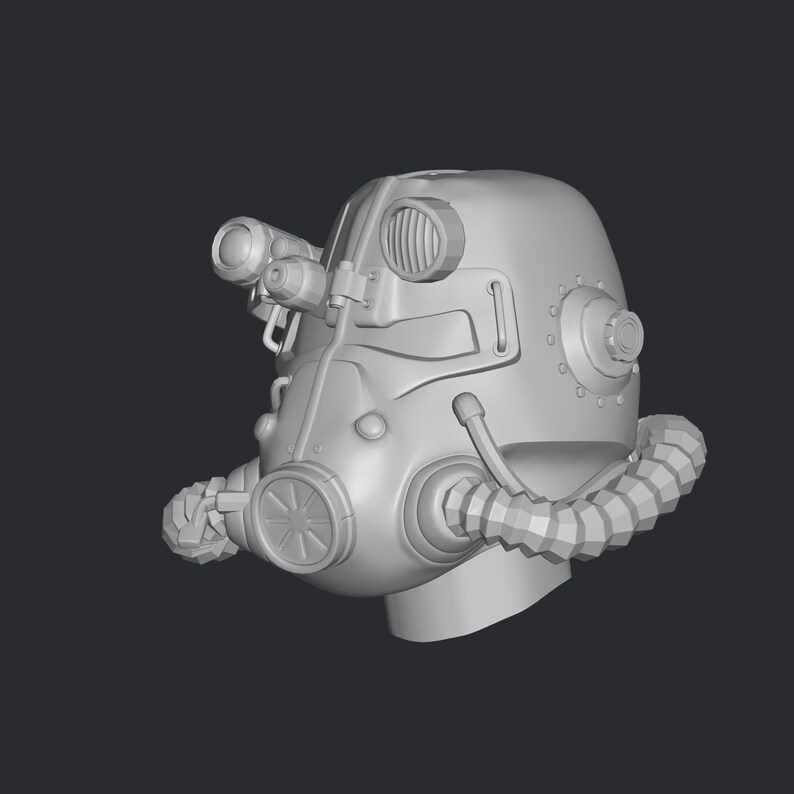 Fallout T45d Power Armor Helmet Stl File 3d Printing, 3d Figure Stl, 3d ...