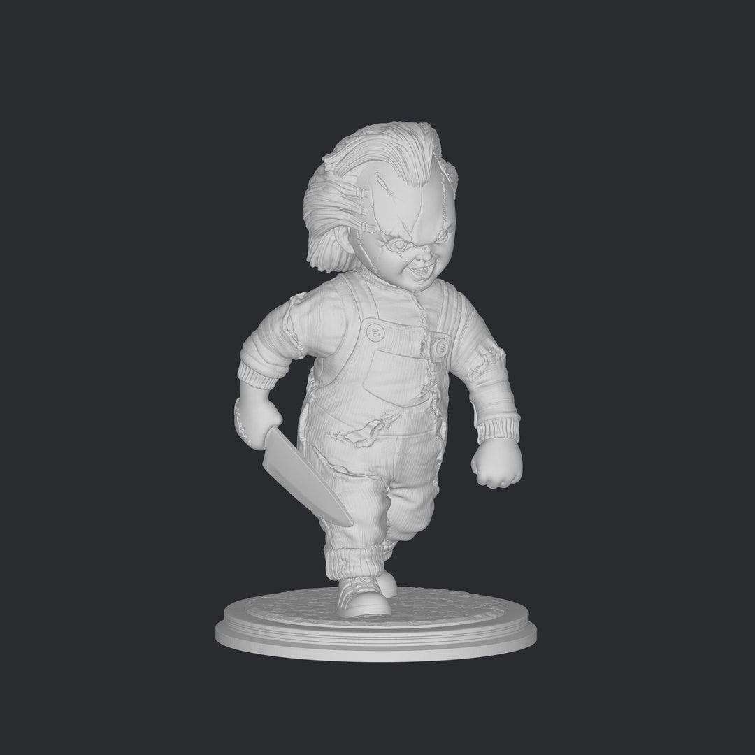Chucky Statue Stl File 3d Printing, 3d Figure Stl, 3d Stl, Super Hero ...