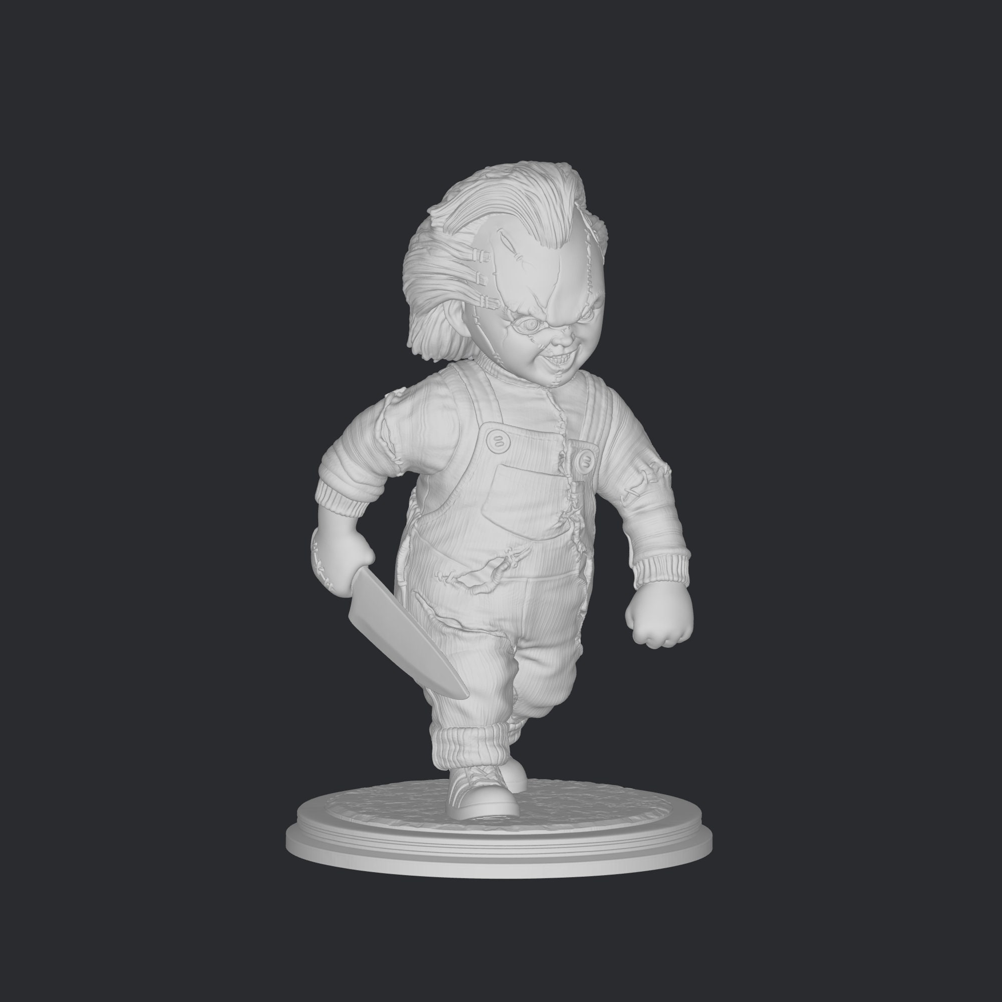 Chucky Statue Stl File 3d Printing, 3d Figure Stl, 3d Stl, Super Hero ...