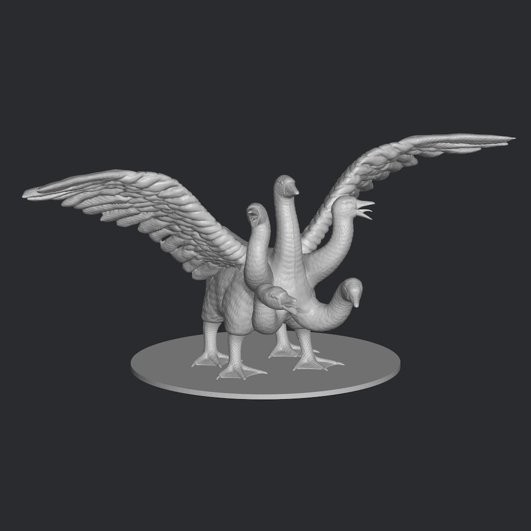 Goose Hydra Stl File 3d Printing, 3d Print File, Miniature, Superhero ...